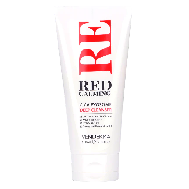 VENDERMA Red Calming Cica Exosome Deep Cleanser | CITY PALACE BEAUTY